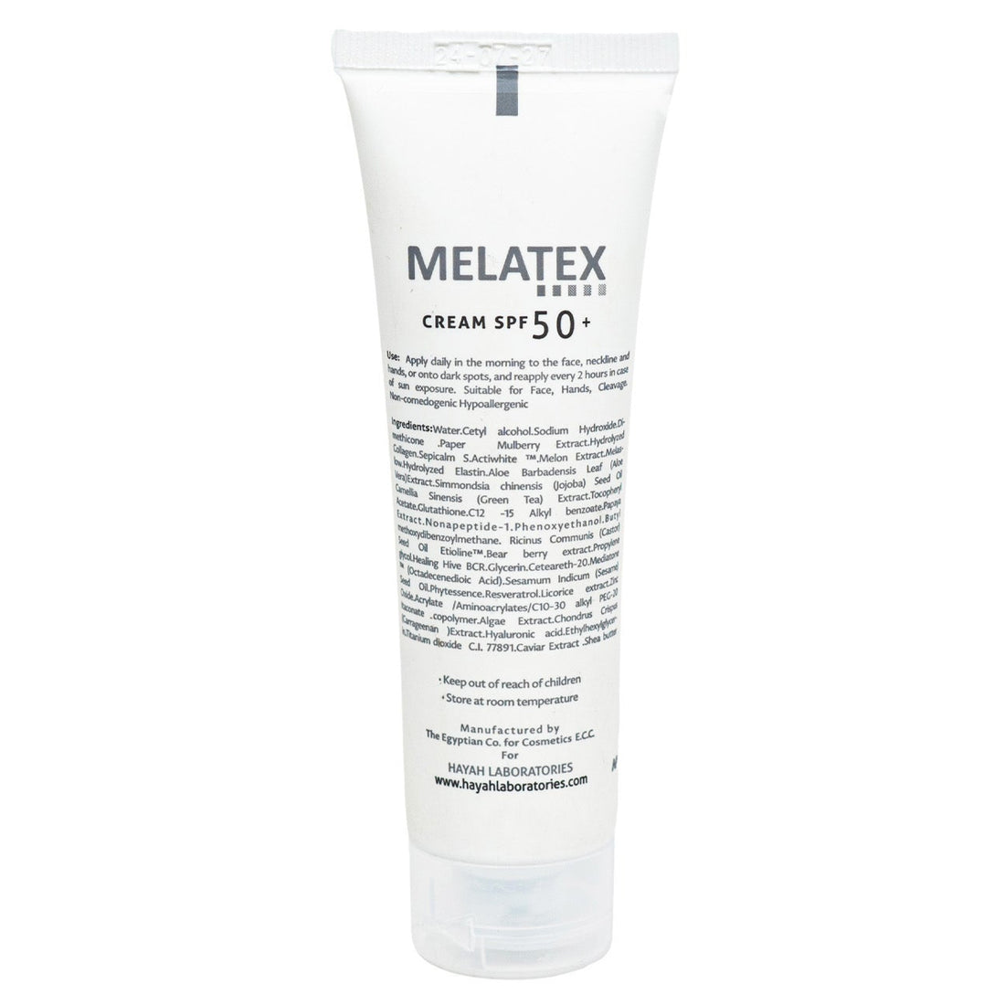 MELATEX SPF 50+ Cream 50ml – Hayah Laboratories