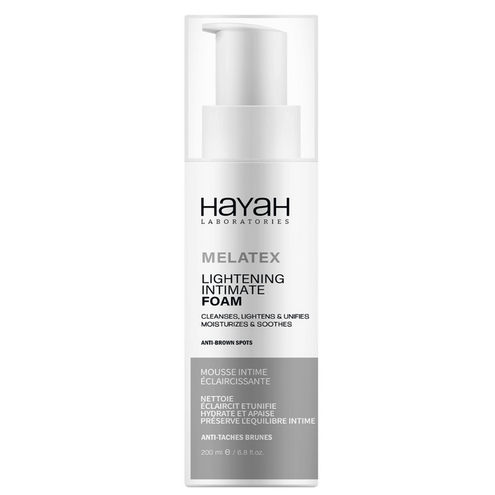 MELATEX Lightening Intimate Foam 200 ml – Hayah Laboratories